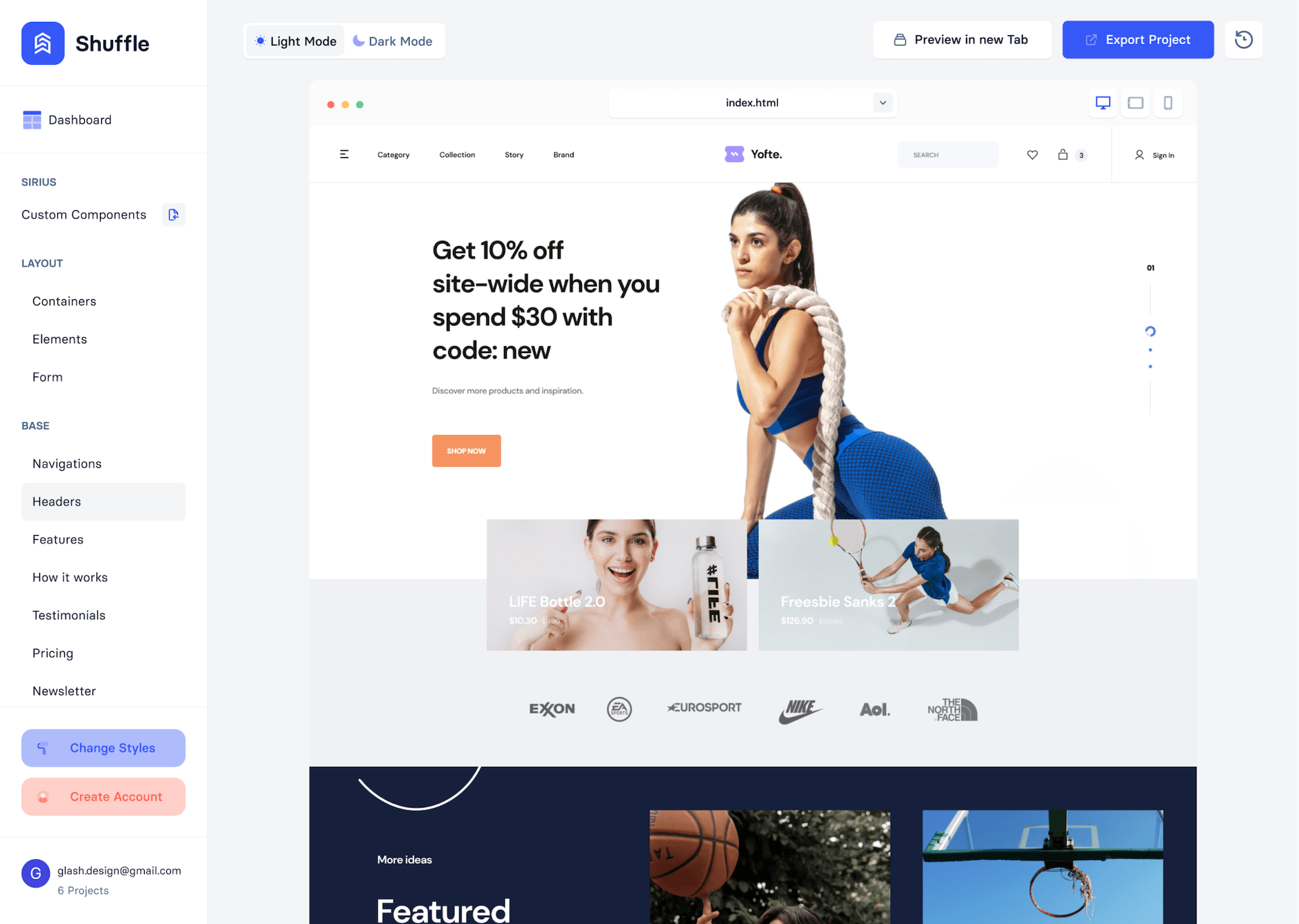 Tailwind E commerce Template Create Best Selling Store